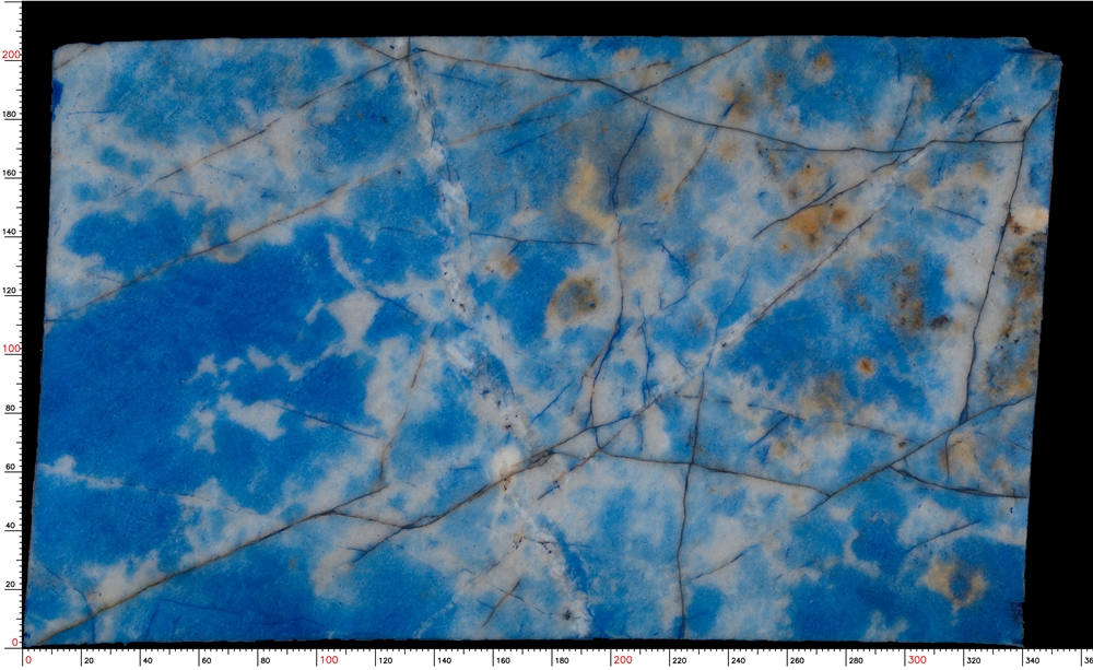 Cristallo Blue Quartzite Slabs - M9155