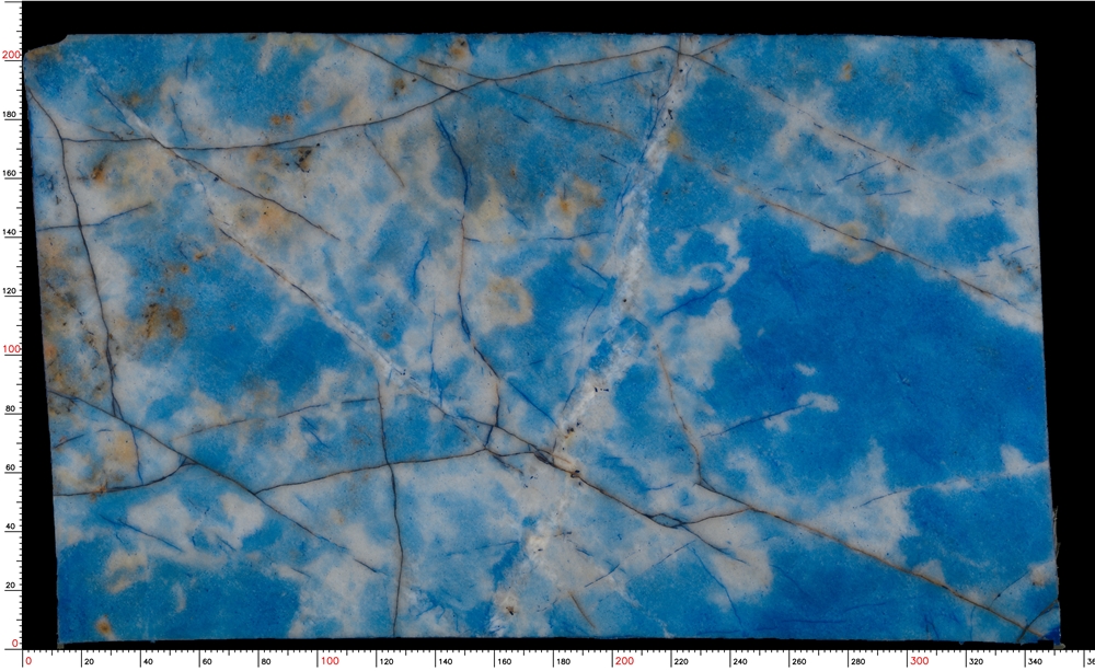 Cristallo Blue Quartzite Slabs - M9155
