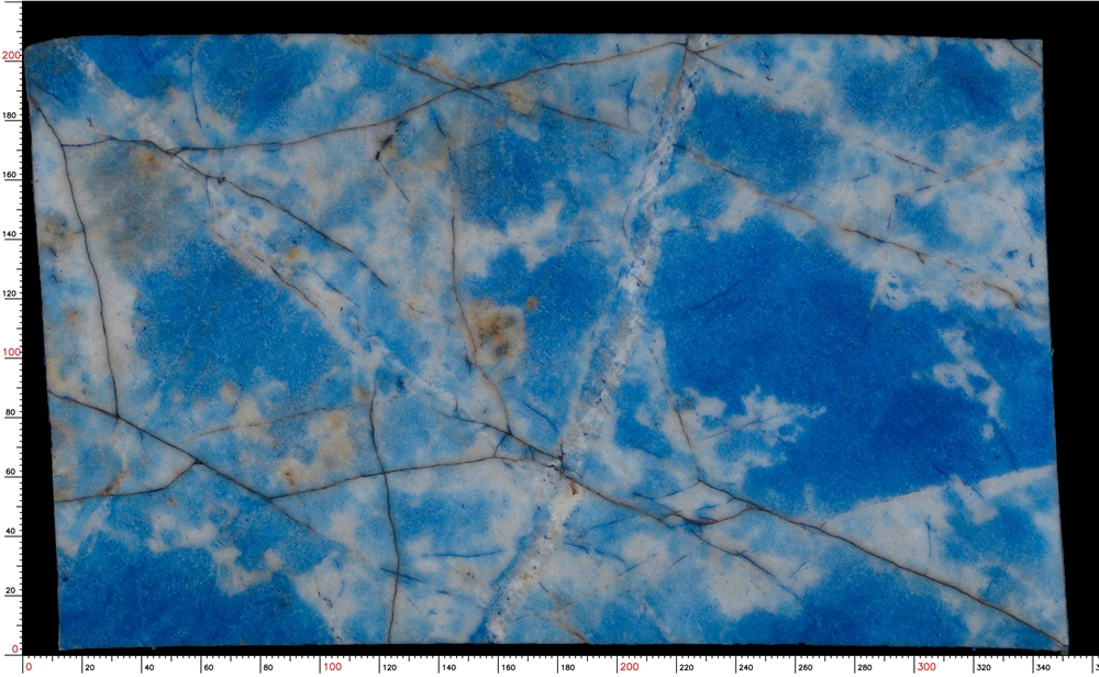 Cristallo Blue Quartzite Slabs - M9155