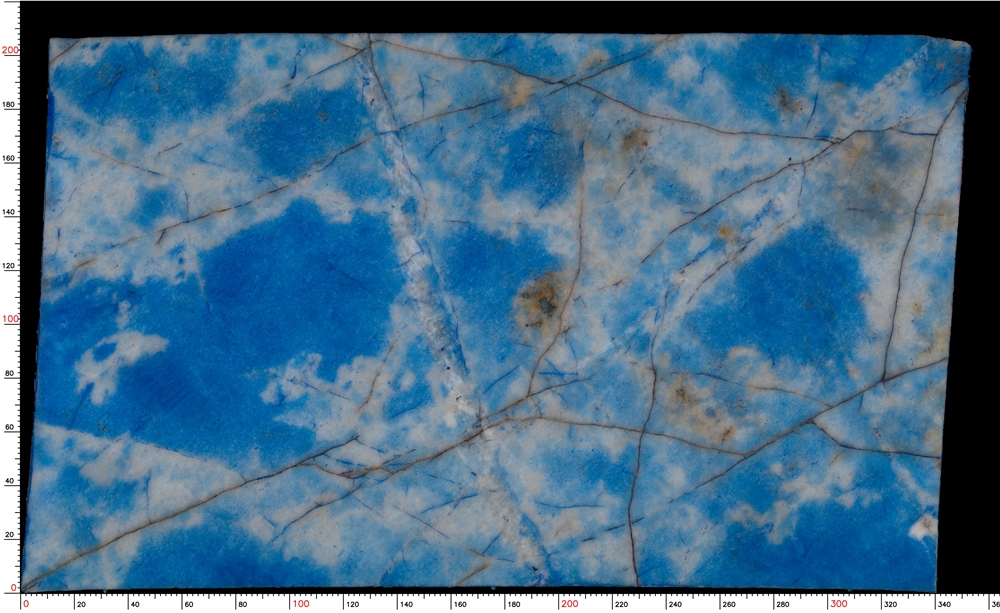 Cristallo Blue Quartzite Slabs - M9155