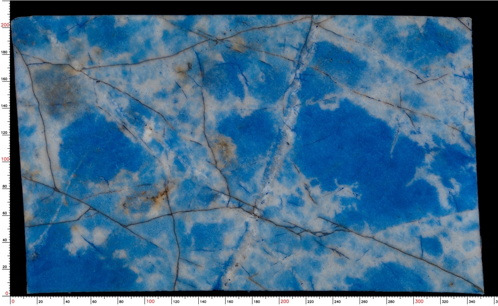 Cristallo Blue Quartzite Slabs - M9155