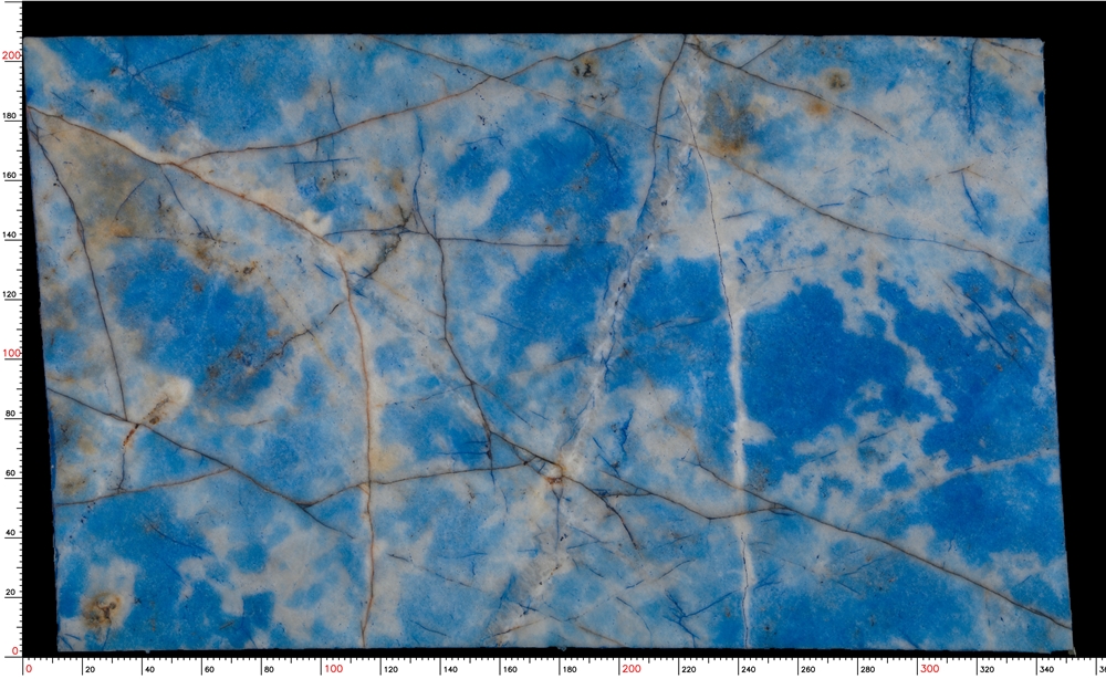 Cristallo Blue Quartzite Slabs - M9155