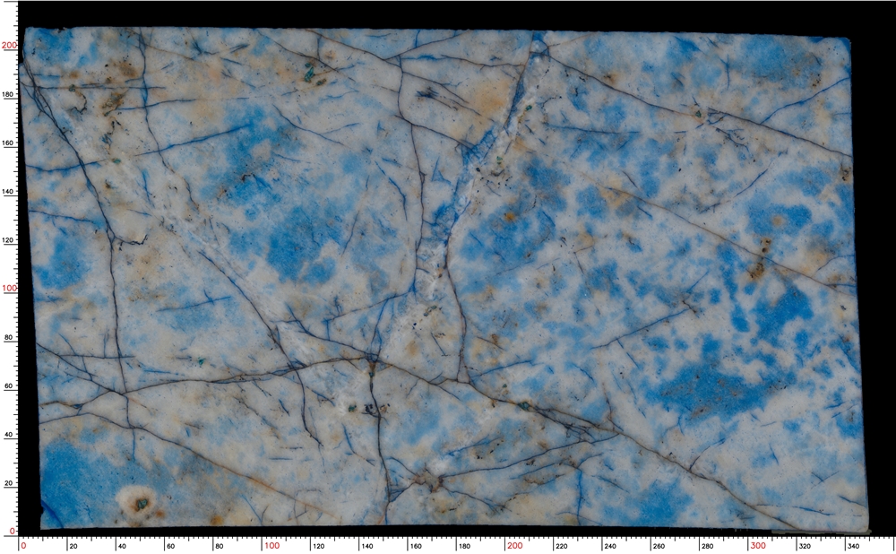 Cristallo Blue Quartzite Slabs - M9155