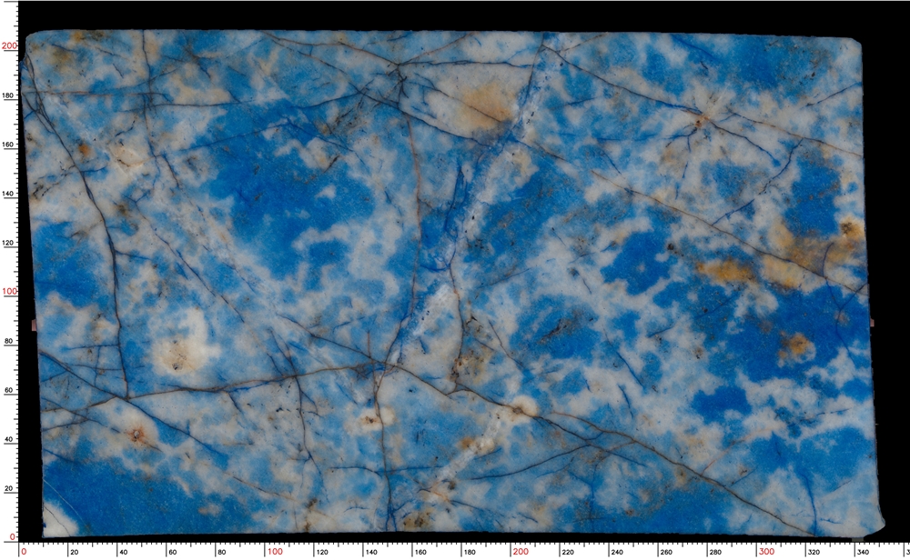 Cristallo Blue Quartzite Slabs - M9155