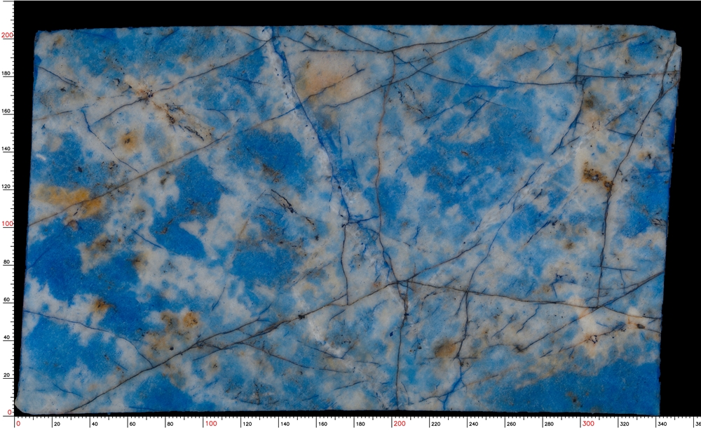 Cristallo Blue Quartzite Slabs - M9155