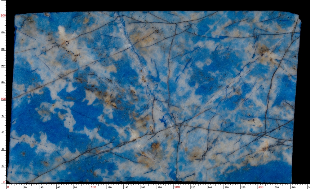 Cristallo Blue Quartzite Slabs - M9155