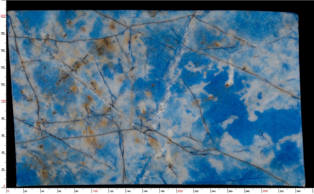 Cristallo Blue Quartzite Slabs - M9155
