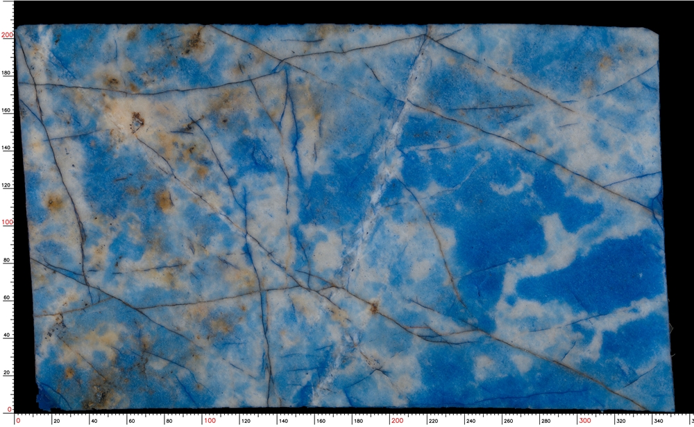 Cristallo Blue Quartzite Slabs - M9155