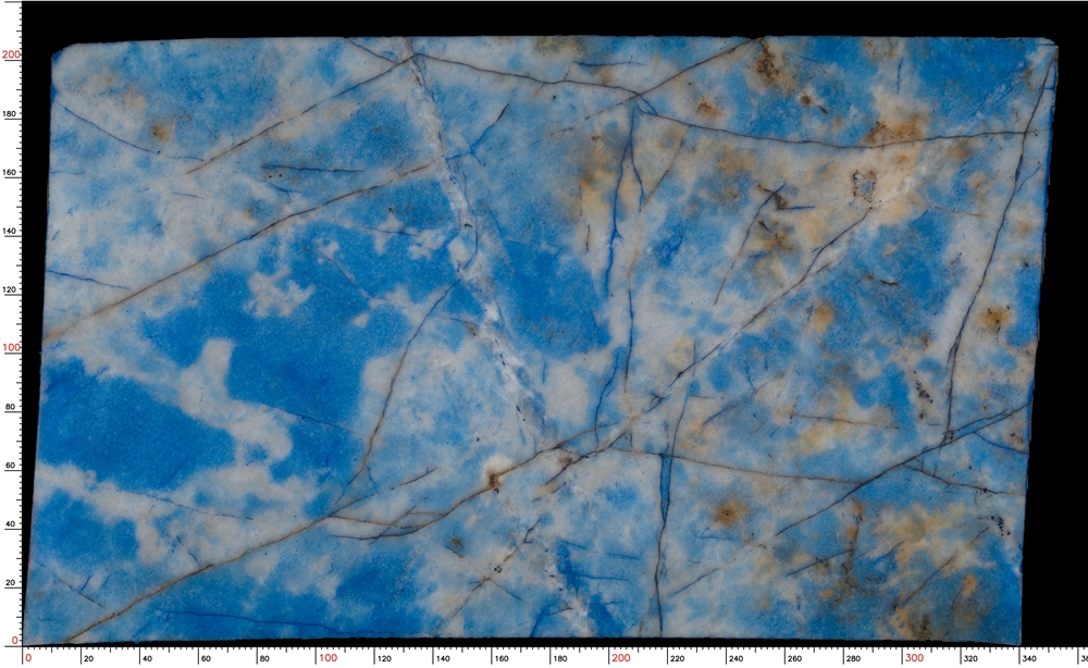 Cristallo Blue Quartzite Slabs - M9155