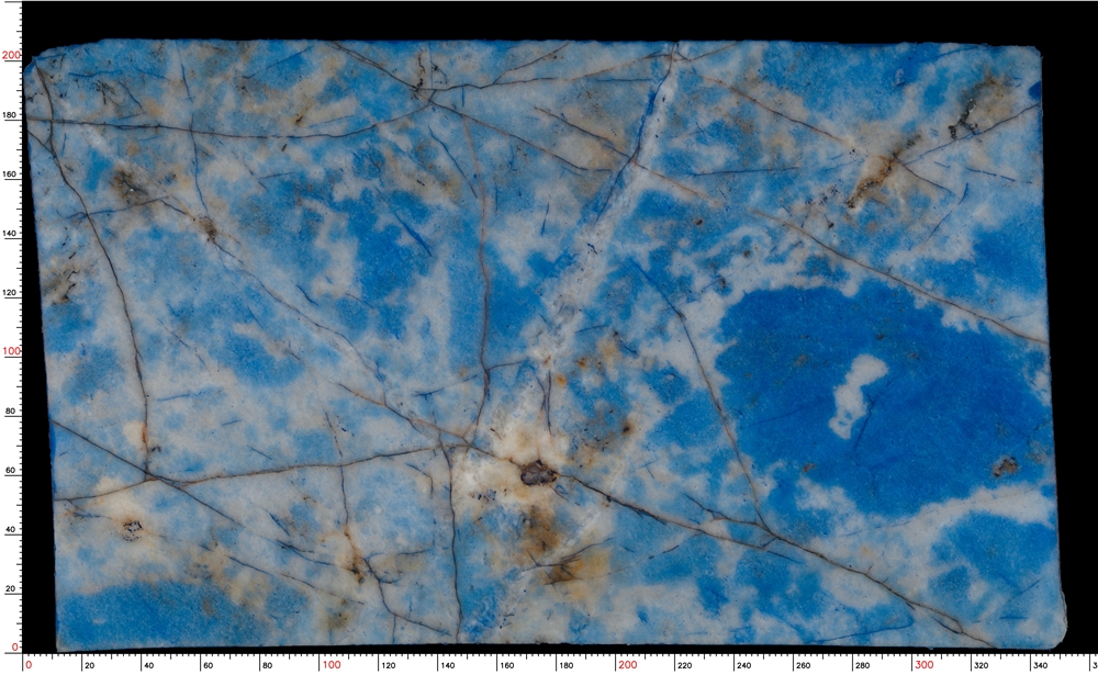 Cristallo Blue Quartzite Slabs - M9155