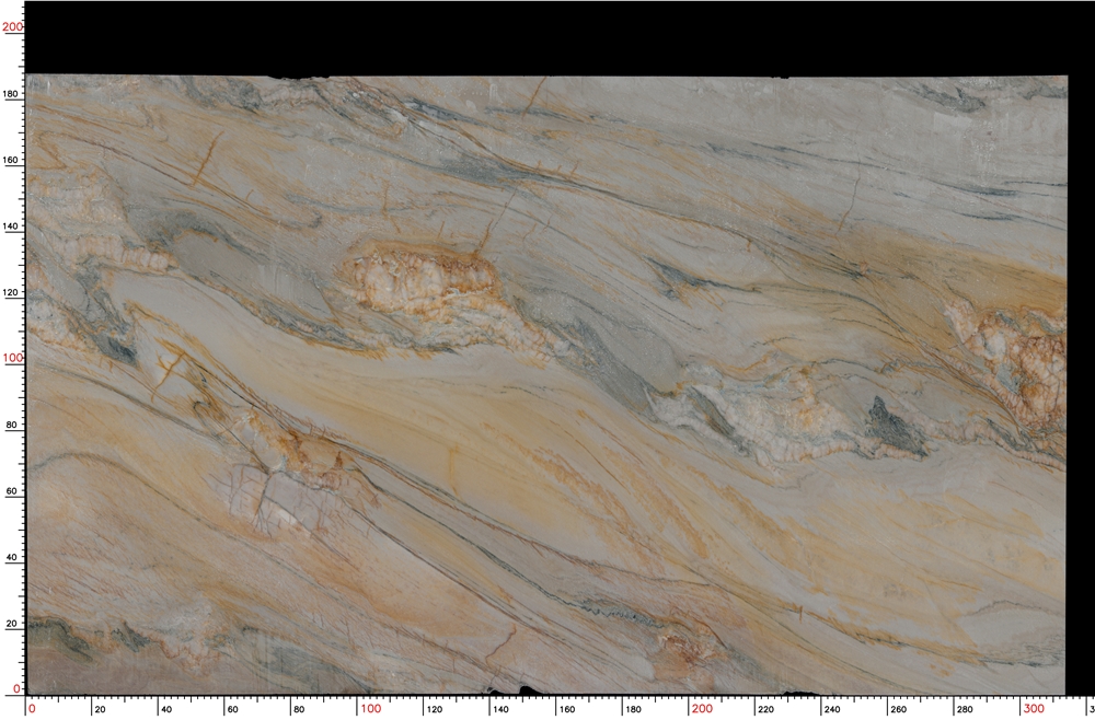 Fusion Gold Quartzite Slabs - B-MS165