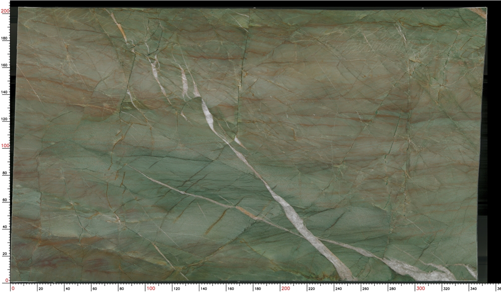 Fuchsite Crystal Quartzite Slabs - M9557