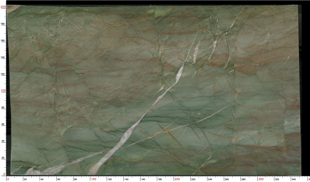 Fuchsite Crystal Quartzite Slabs : 109.85㎡ in stock