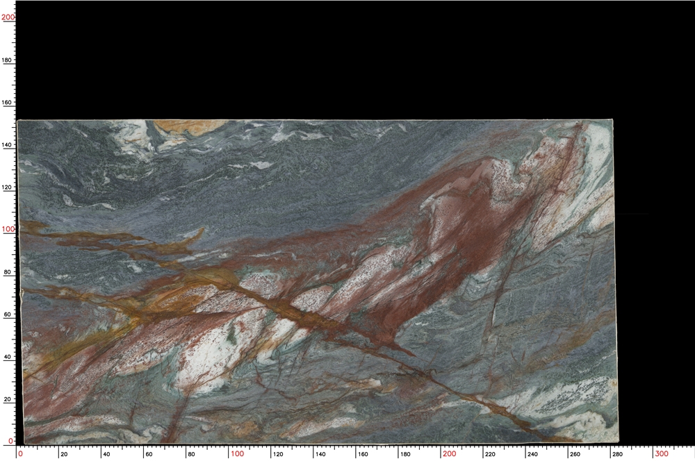 Blue Van Gogh Quartzite Slabs : 38.039㎡ in stock