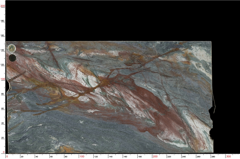 Blue Van Gogh Quartzite Slabs - DX006-7534